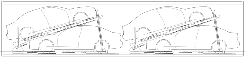 Auto Racking - car carrying system designed for multi modal logistics